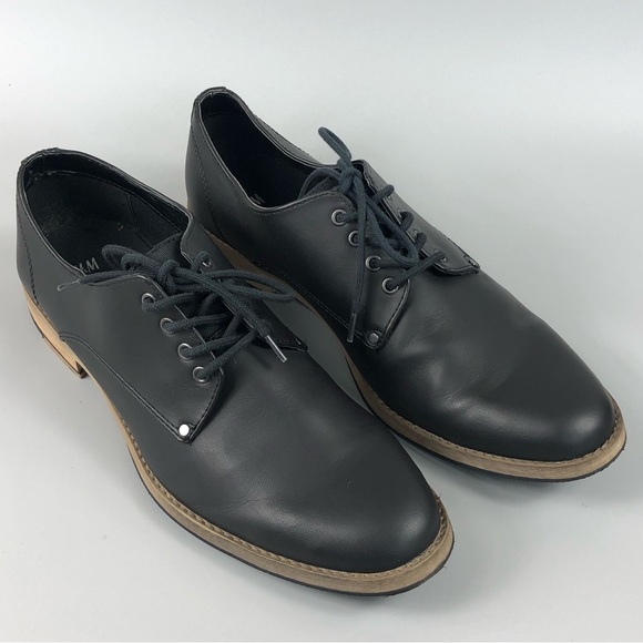 H&M | Shoes | Hm Mens Black Lace Up Derby Shoes Size 5 | Poshmark